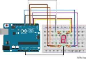 Display a sette segmenti con Arduino Uno R3 - 9minuti.it