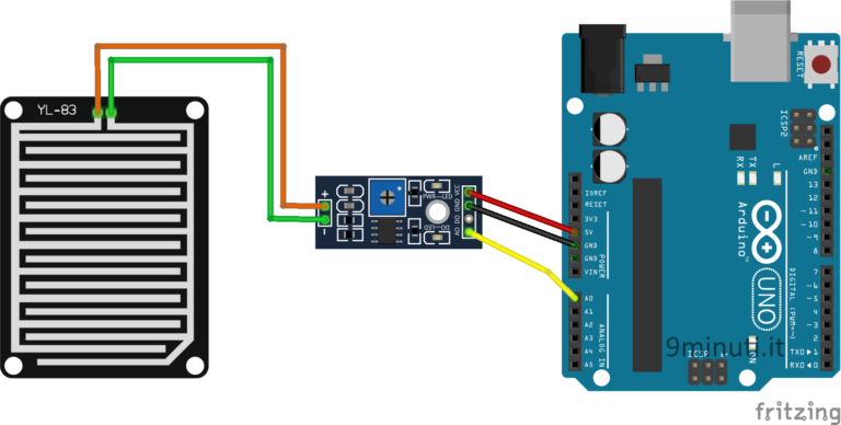 Sensore di pioggia per Arduino: scopriamo se piove con l’FC-37 – 9minuti