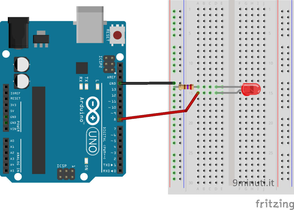Blink Il Nostro Primo Sketch Con Arduino 9minuti It