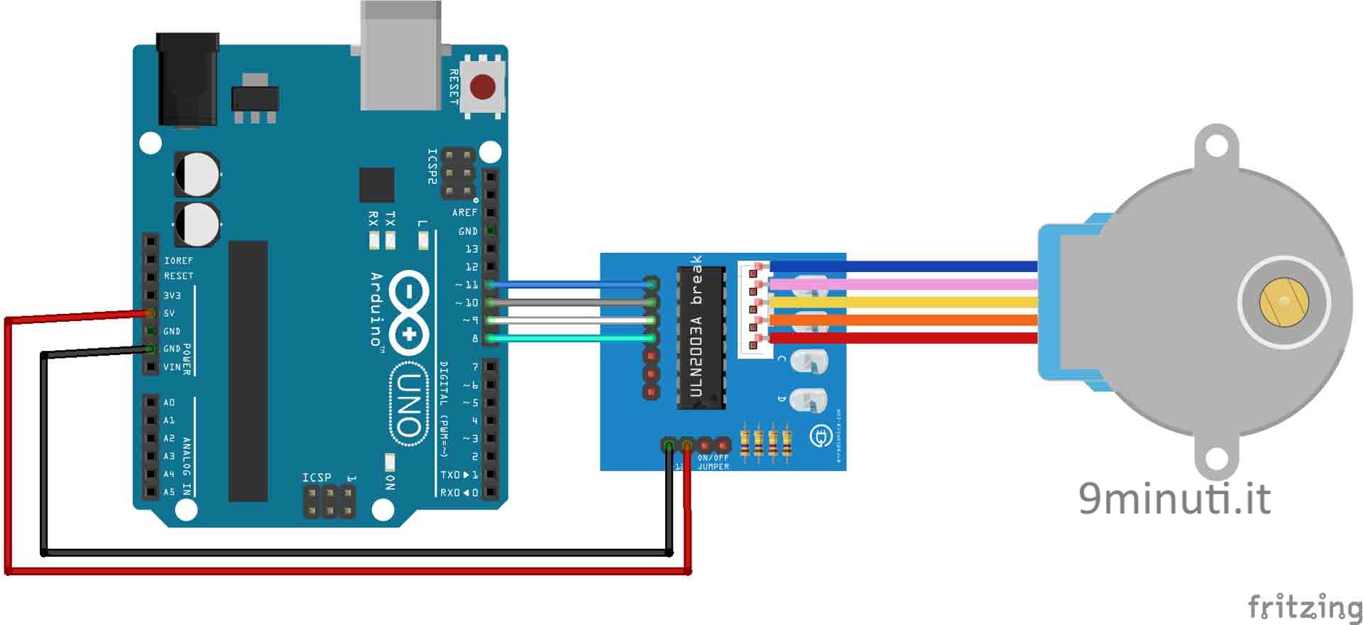 Motore Stepper Con Arduino Byj Driver Uln Arg My Xxx Hot Girl