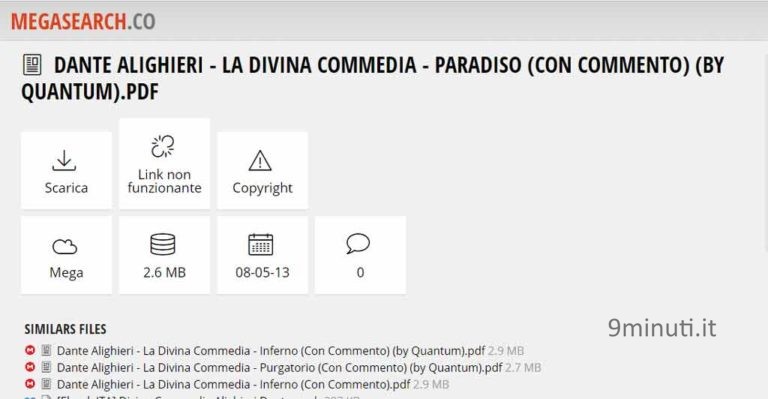Download da megasearch.co, il search engine per il file sharing ...