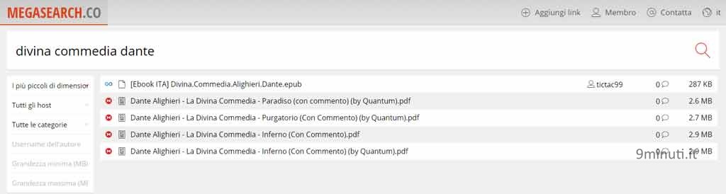 Download da megasearch.co, il search engine per il file sharing – 9minuti